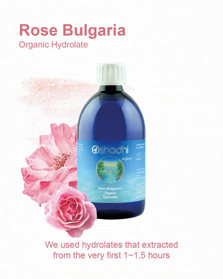 Rose Blossom (Bulgarian) Organic Hydrolate – Oshadhi Singapore